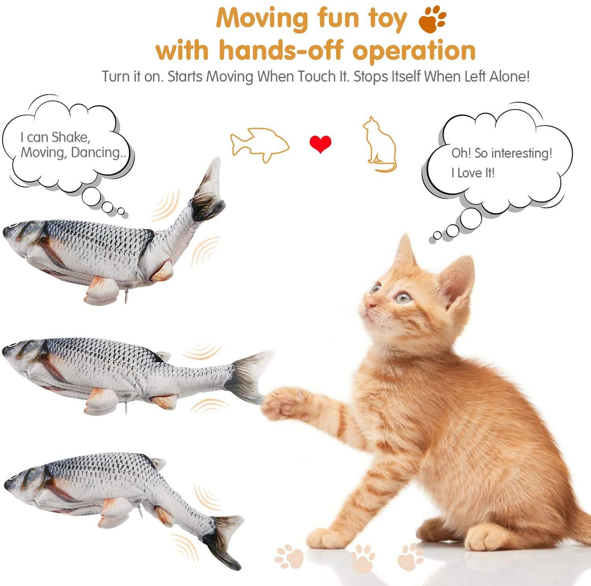 Floppy Fish Cat Toy – golly.co.nz