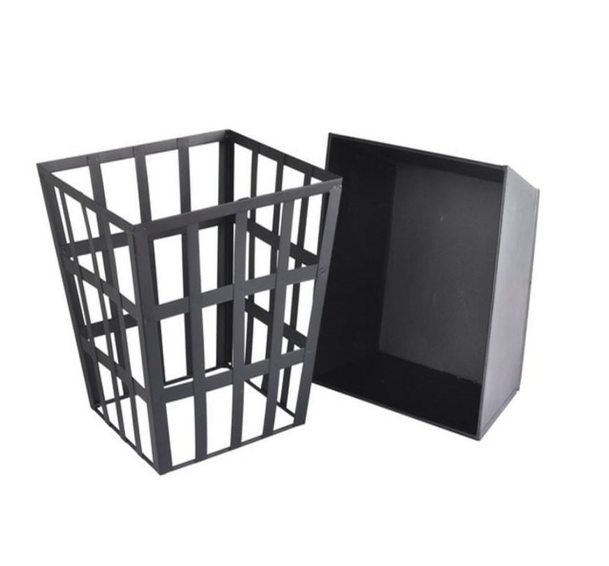 SQUARE Firepit Brazier Wood Burning Backyard Stove Patio Garden Heater ...