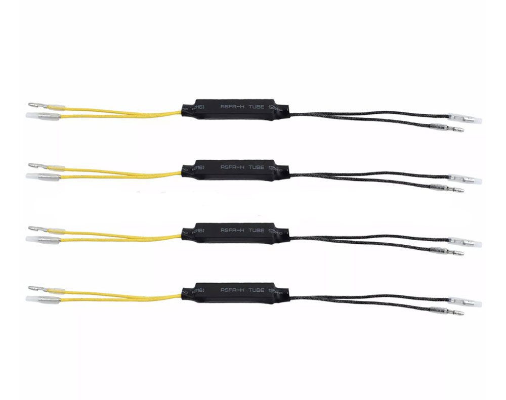 4pcs Motorcycle LED Turn Signal Indicator Load Resistors 12V 21W ...