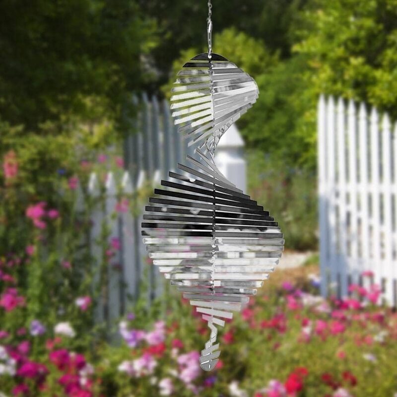 Wind Chimes 3D Rotating Spiral Wind Spinner – golly.co.nz