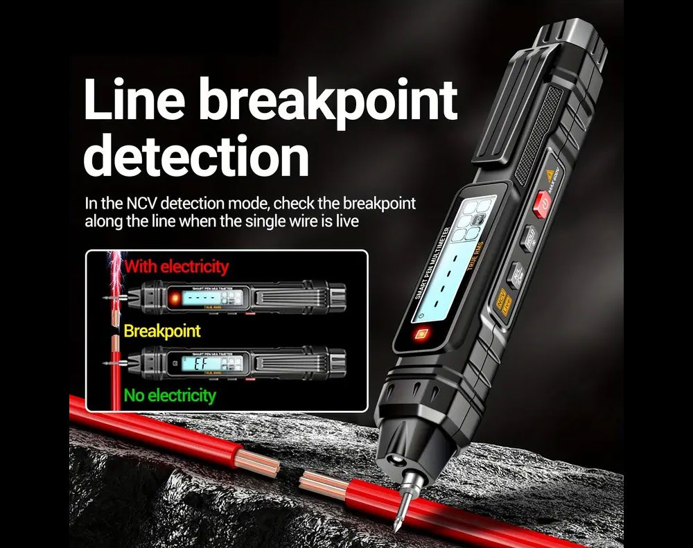 Pen Type Digital Multimeter AC/DC Voltage Tester – golly.co.nz