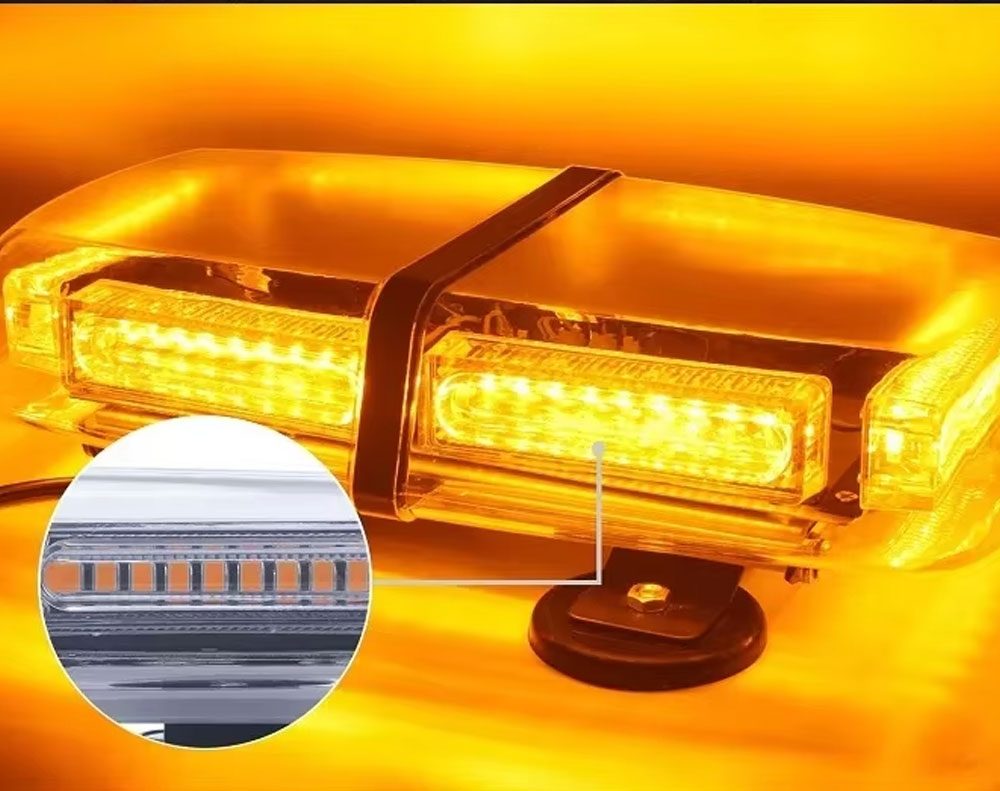Amber LED Beacon Strobe Flashing Light – golly.co.nz