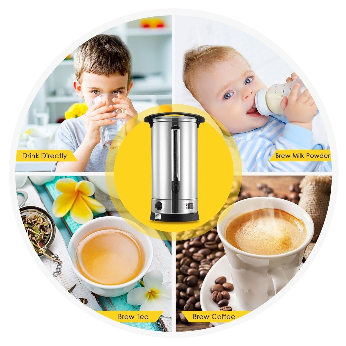 Hot Water Urn 28L - NEW – golly.co.nz