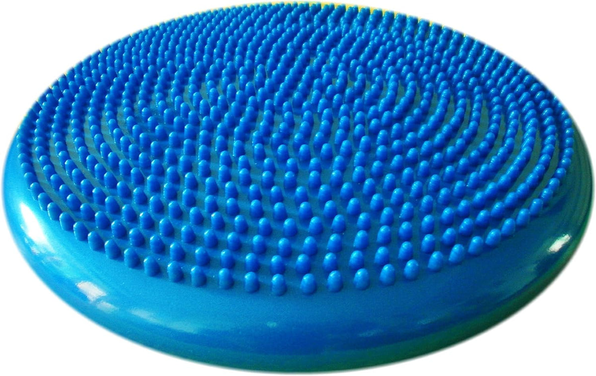 Inflated Wobble Cushion with Hand Pump, Air Stability Board (Extra Thi ...
